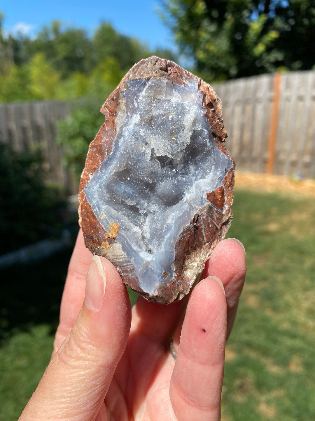 Dugway Geode, Utah, Rough Agate, Natural Druzy, Quartz - Etsy