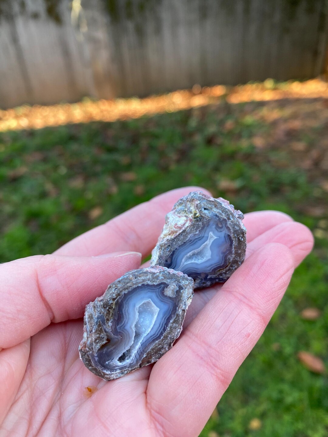 Polished Mini Geode Set From Dugway, Utah, Agate, Druzy Quartz - Etsy