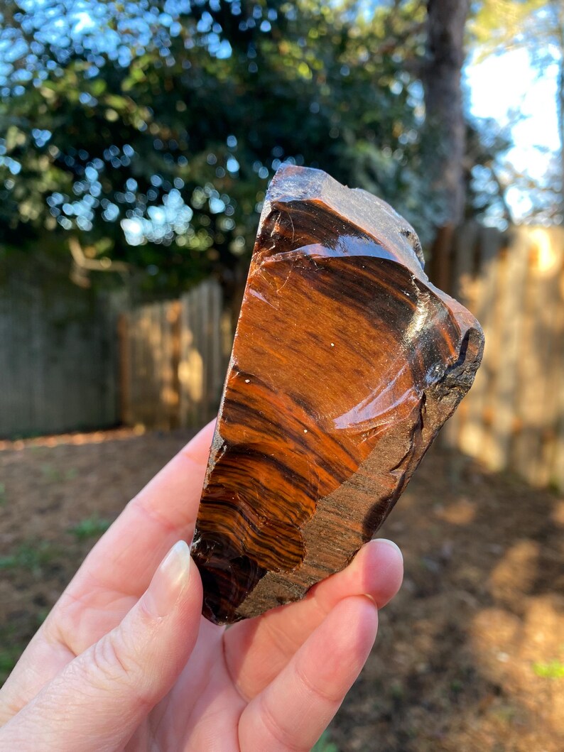Glass Butte Mahogany Obsidian, Cut and Polished - Etsy