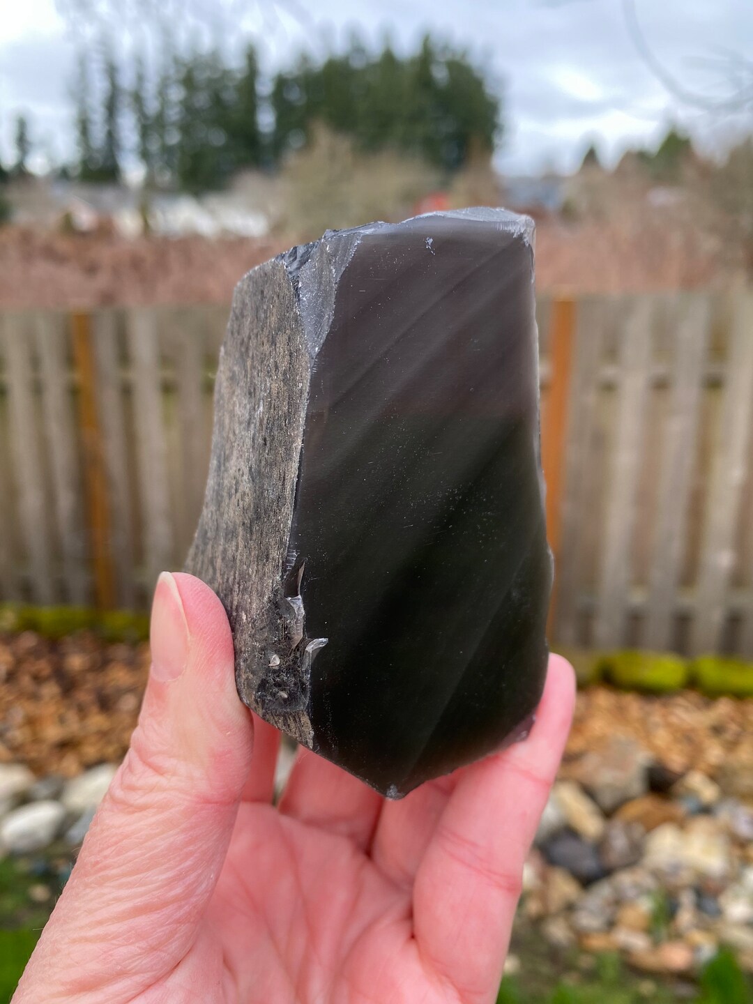 Davis Creek Rainbow Obsidian, Cut and Polished Display Piece - Etsy