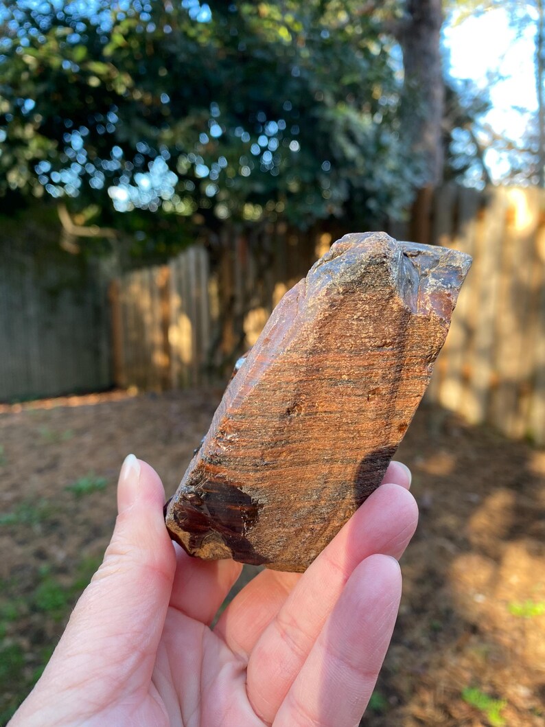 Glass Butte Mahogany Obsidian, Cut and Polished - Etsy