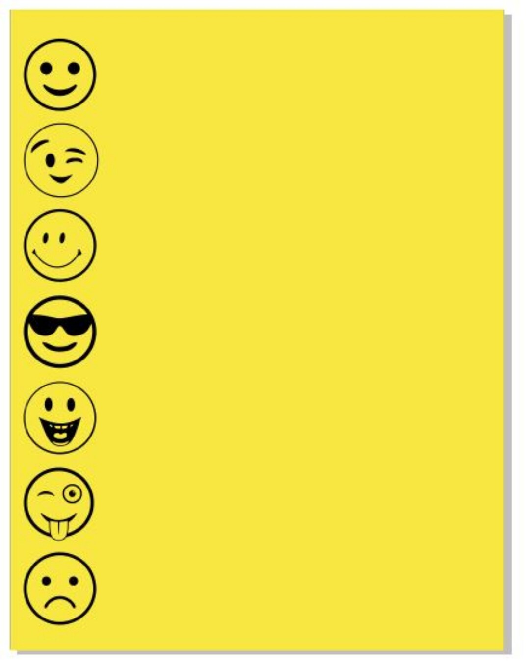NP06 Emoji Face Note Pad - Etsy