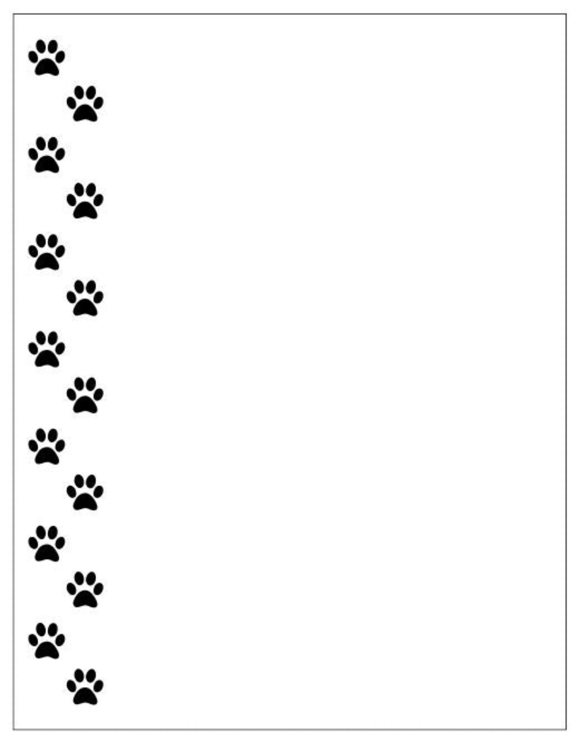 NP03 Paw Print Note Pad - Etsy