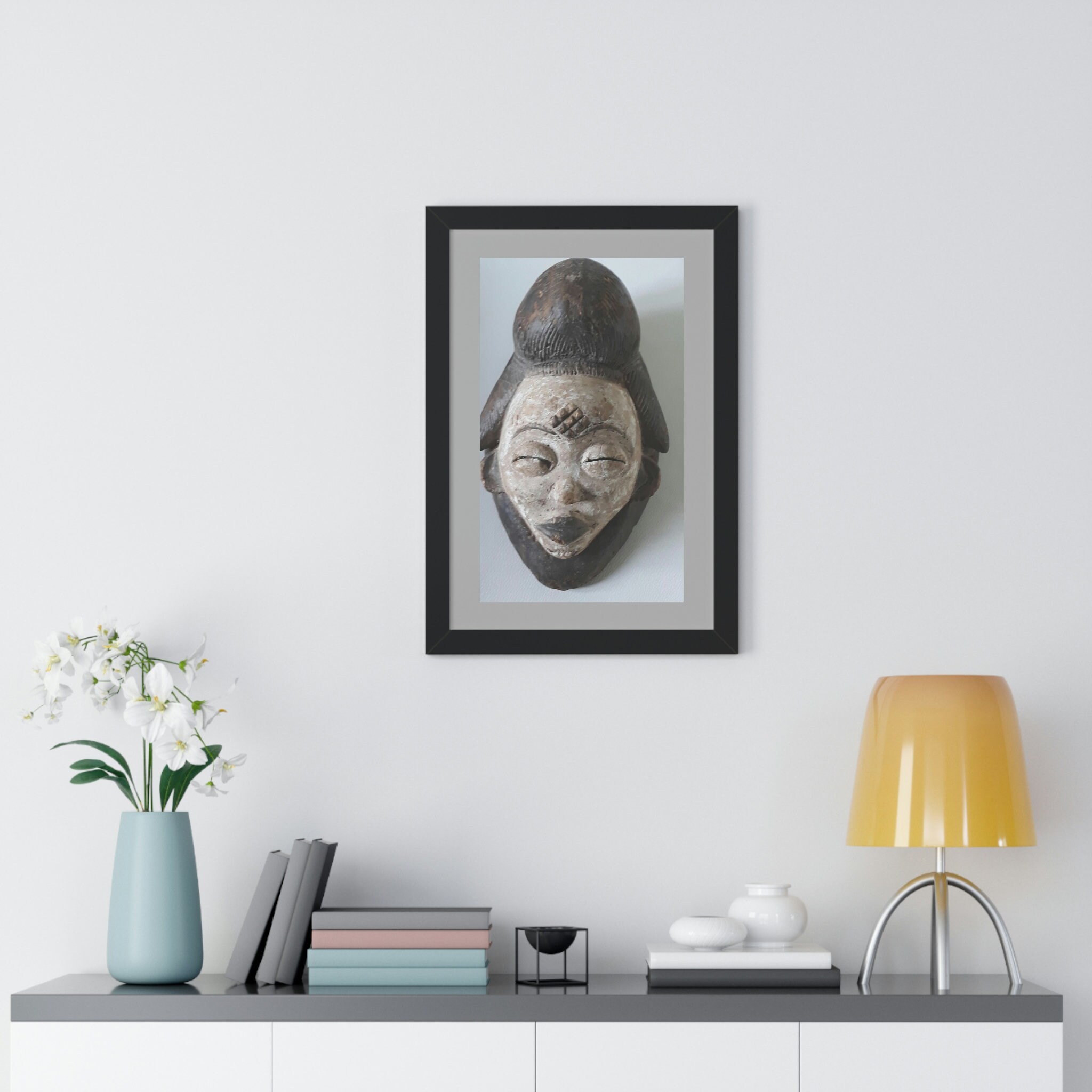Poster of the Most Famous African Masks, Punu Masks, Okuyi. Their ...