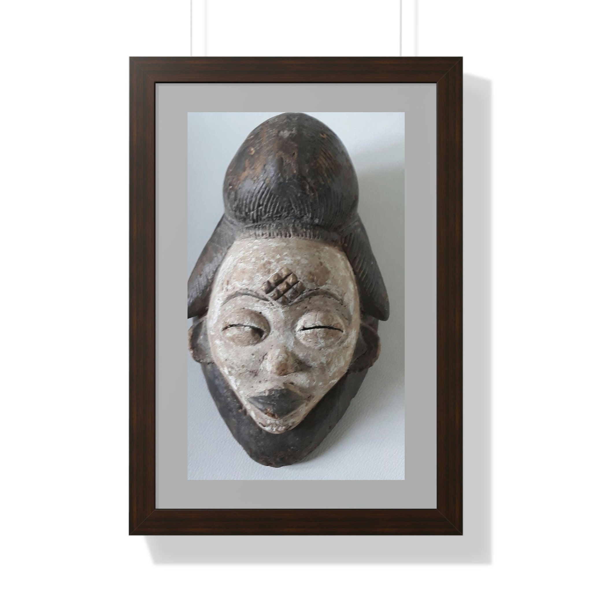Poster of the Most Famous African Masks, Punu Masks, Okuyi. Their ...