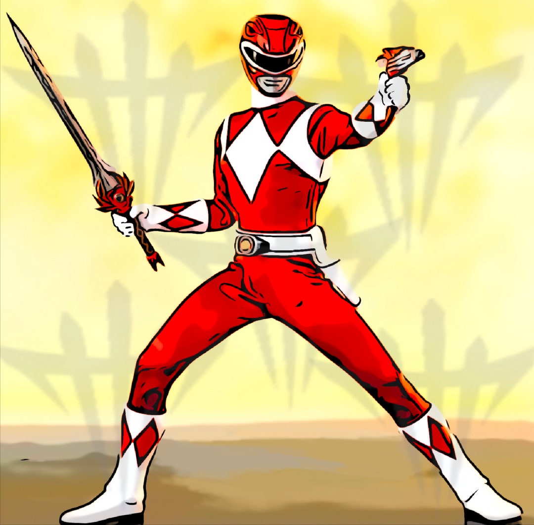 Power Ranger Red - Etsy