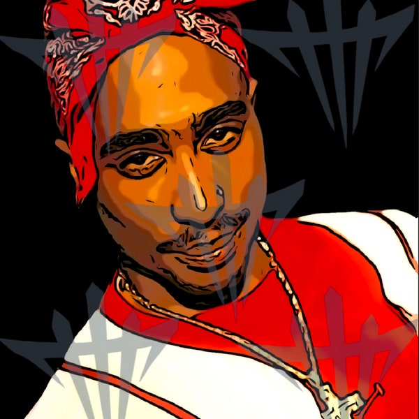 Tupac Svg - Etsy