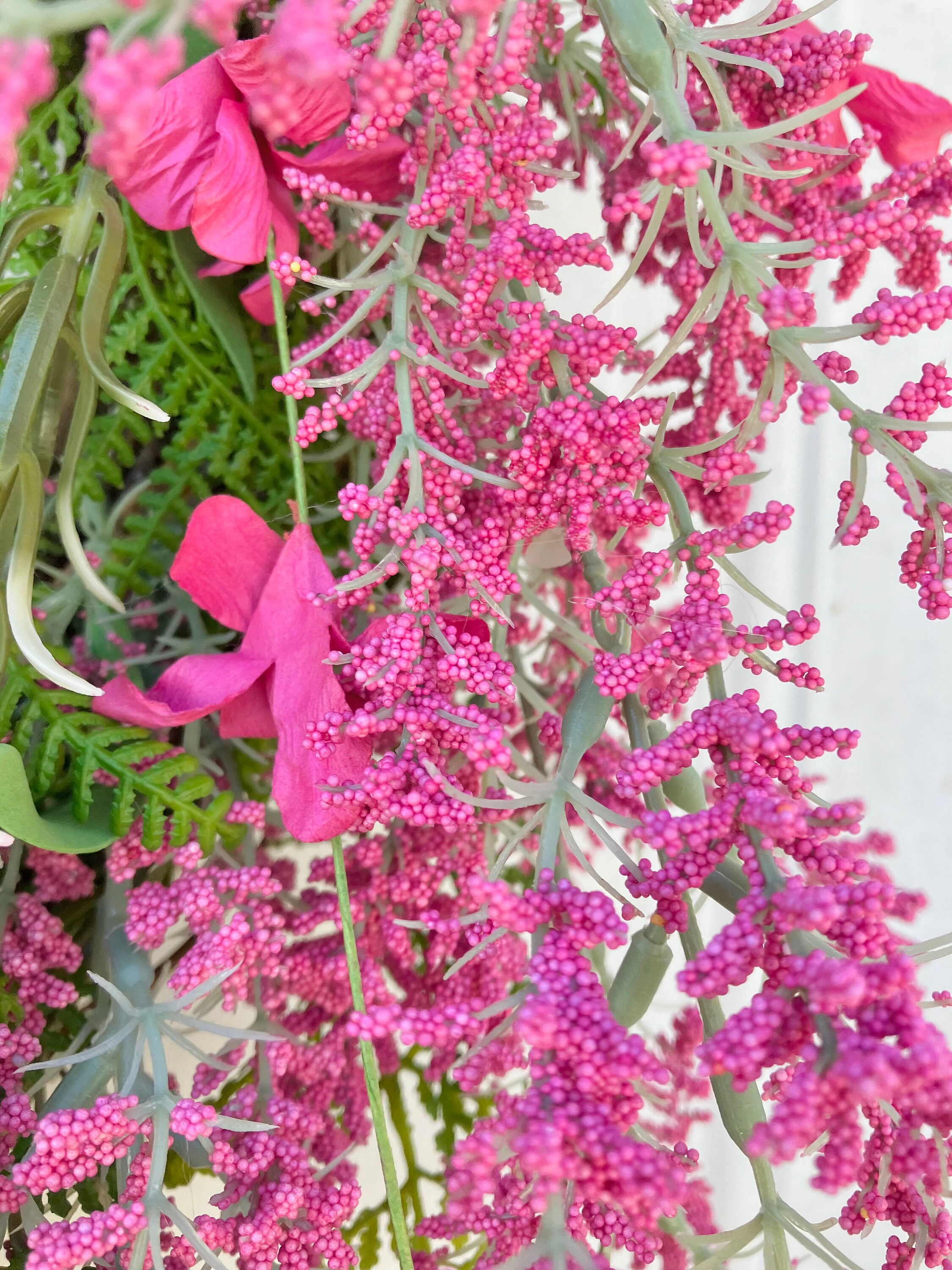 Pink Berry Spring Wreath for Front Door, Mother's Day Country Farmhouse ...