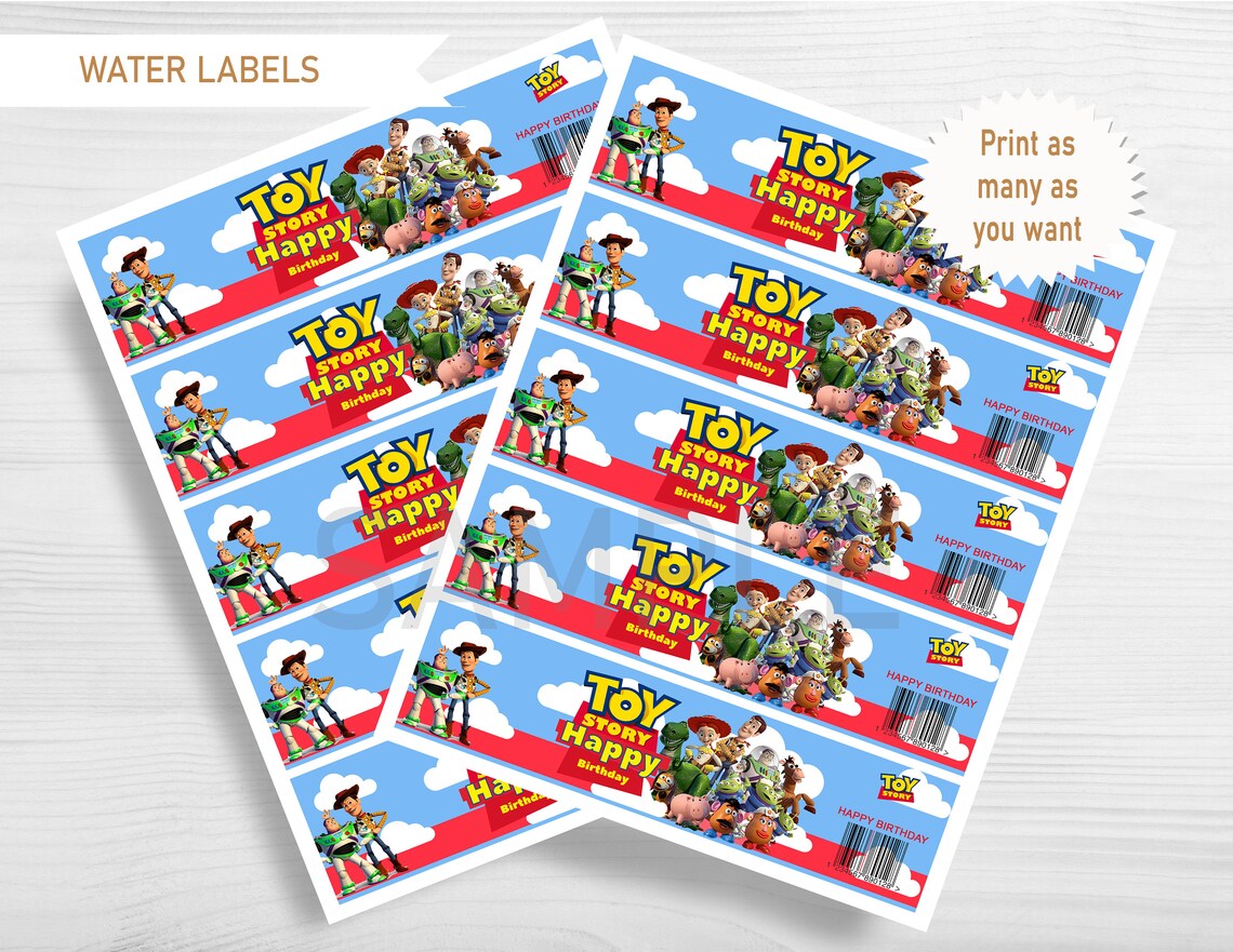 Instant Download Water Labels, Birthday Party Water Label, Water Labels ...
