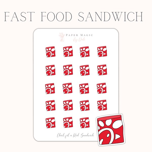 Fast Food Stickers - Etsy