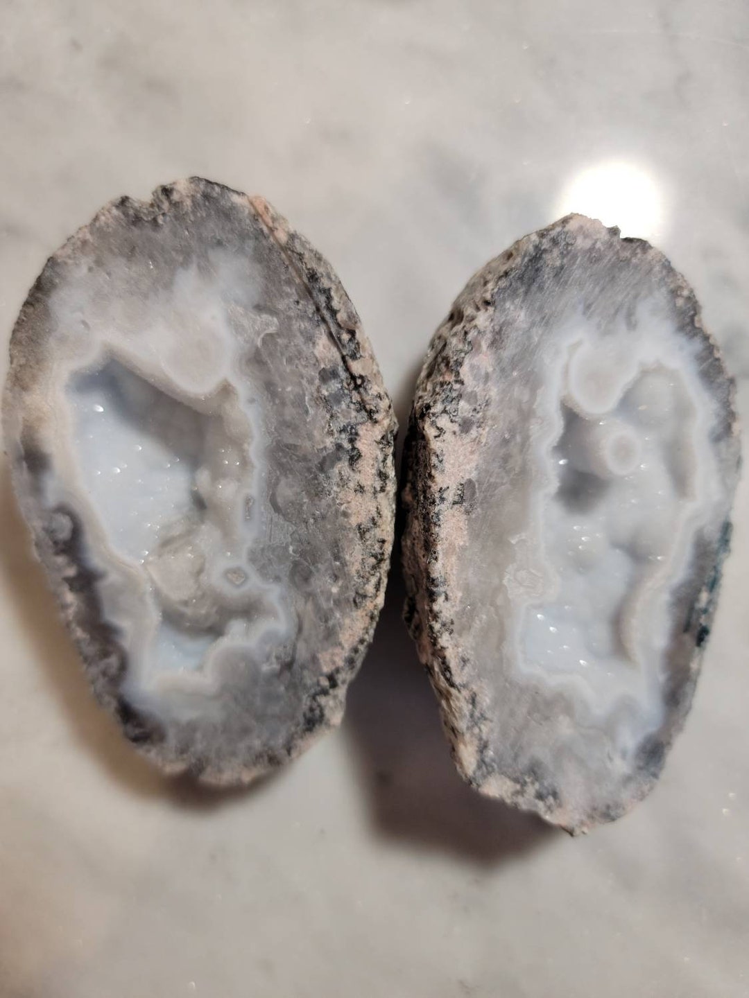 Geode B Cut Geodes With Quartz and Crystals Raw Minerals - Etsy