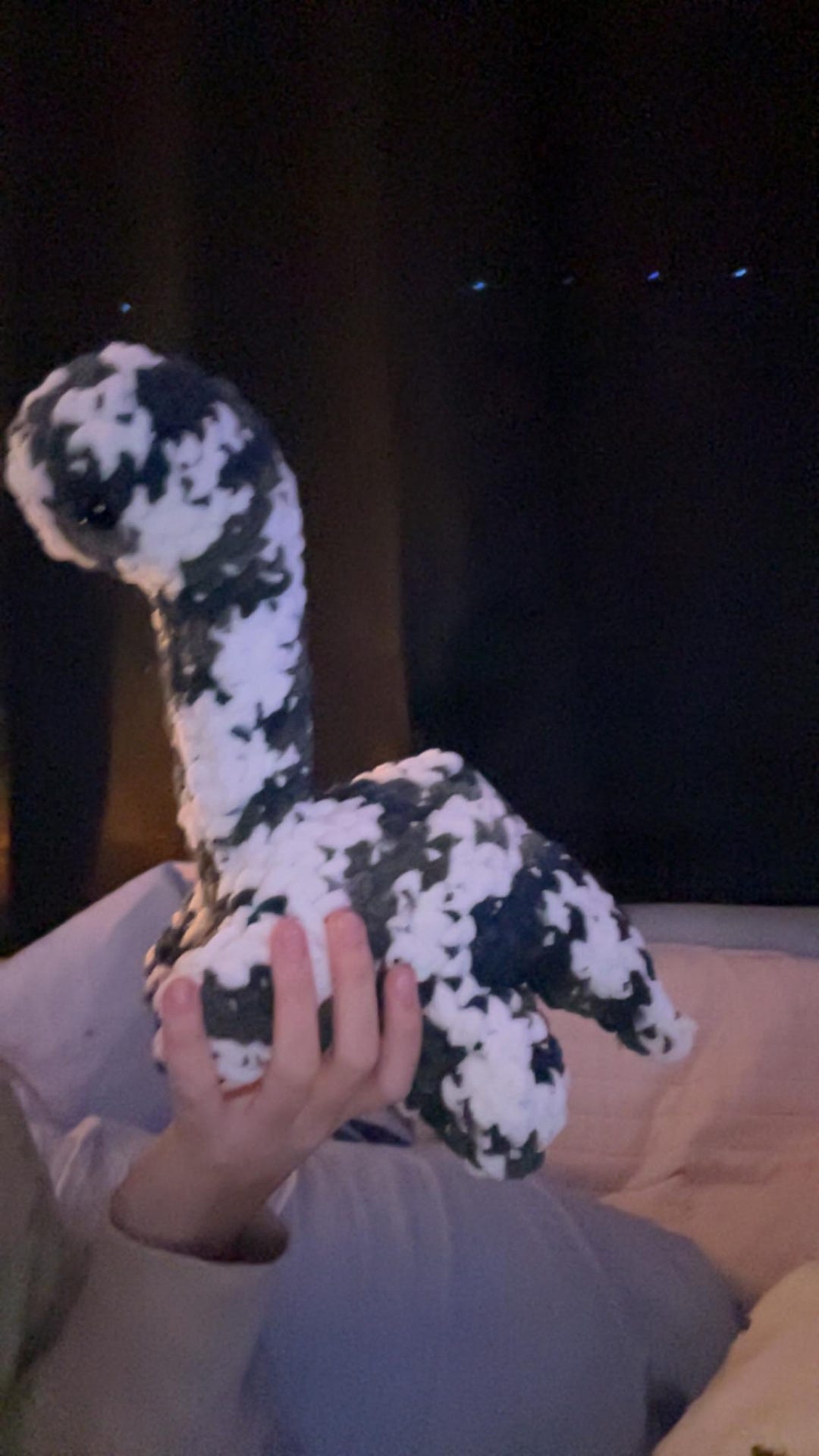 Crochet Dinosaur Plush CUSTOM | Handmade Chunky Plushie | Soft Bernat ...