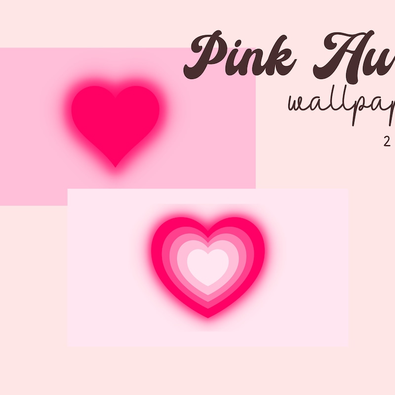 Pink Aura Wallpaper - Etsy