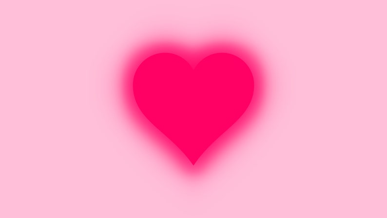 Pink Aura Heart Wallpapers - Etsy
