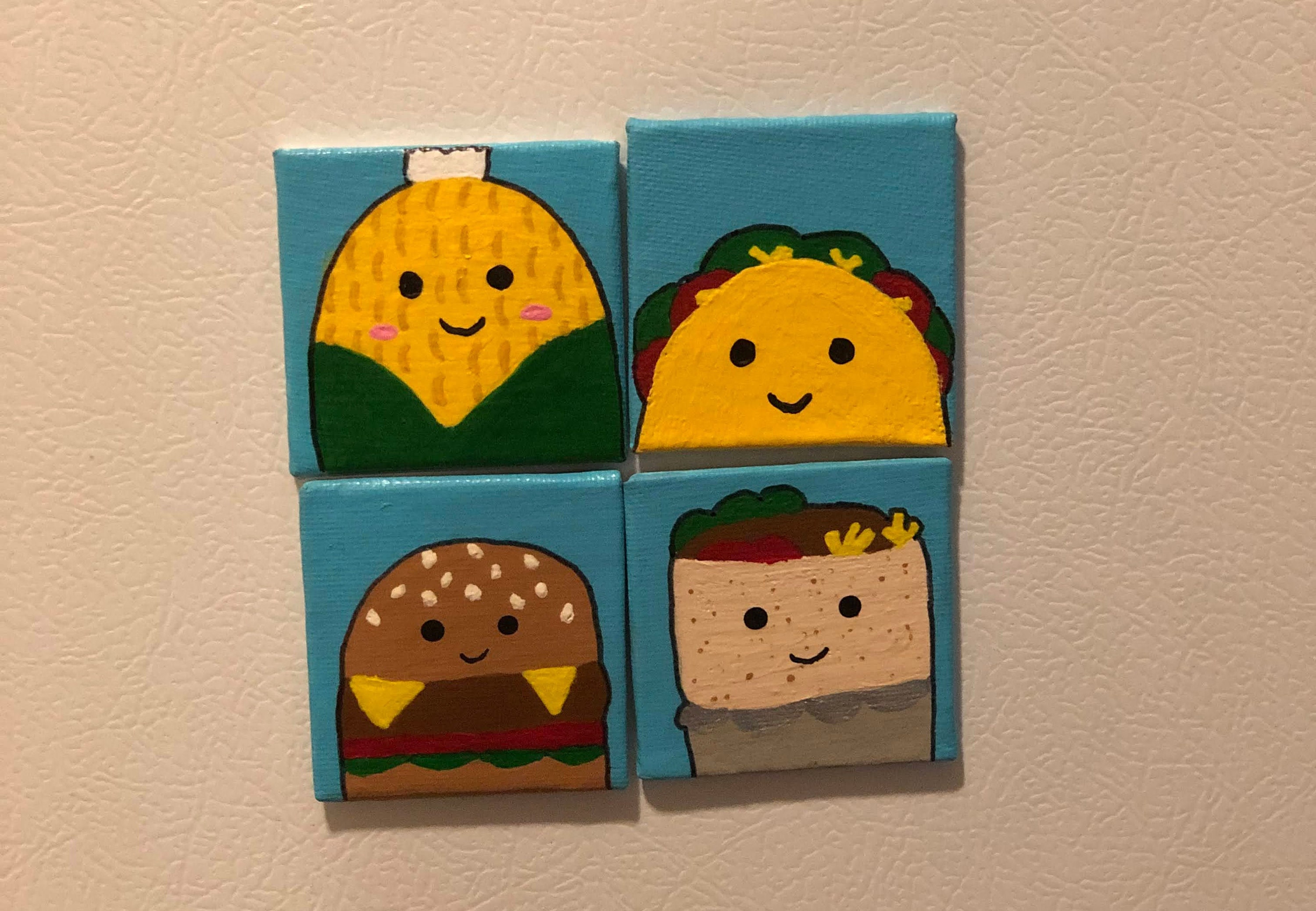Mini Squishmallow Magnets- Food Squad - Etsy