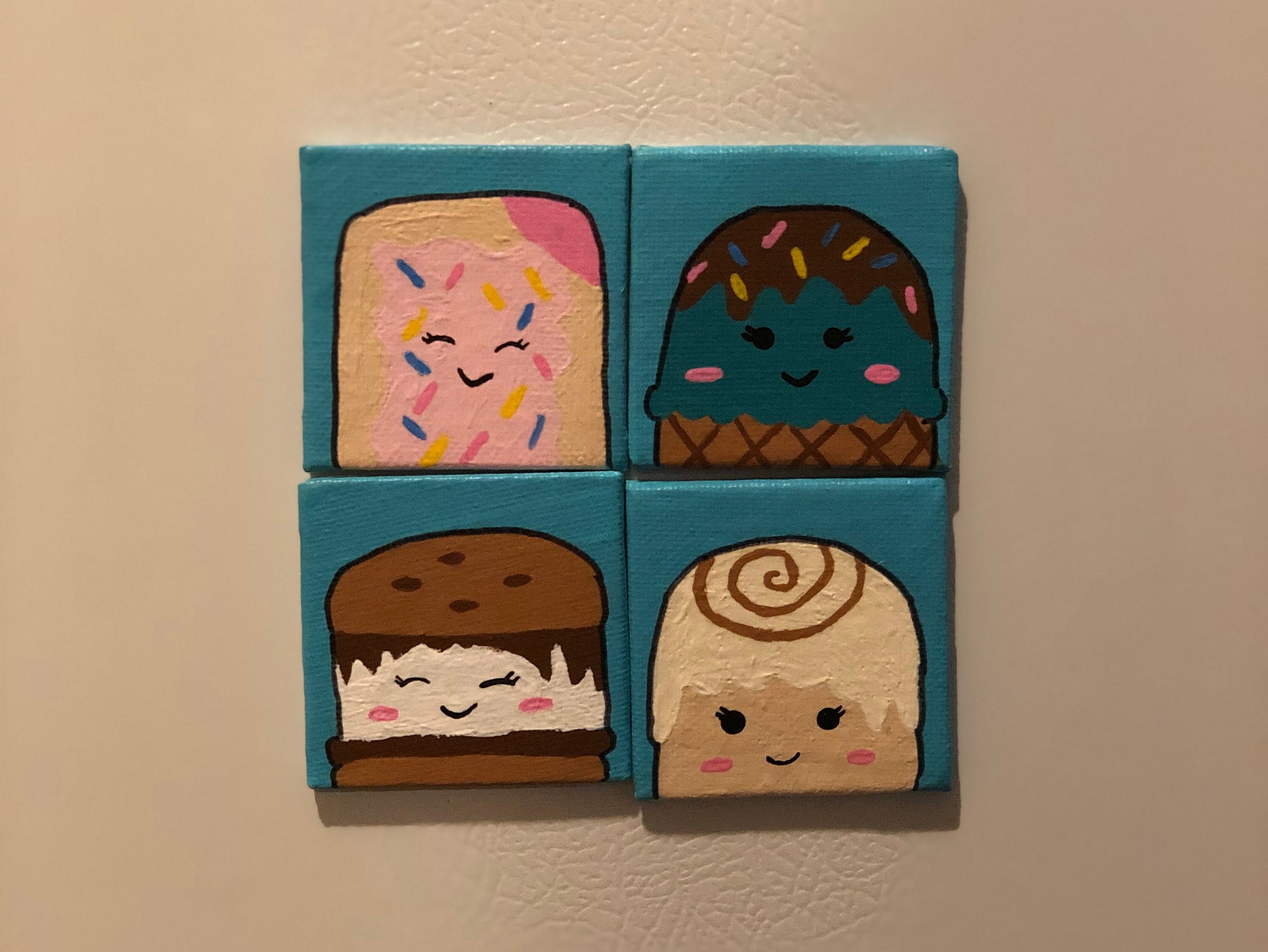 Mini Squishmallow Magnets- Food Squad - Etsy