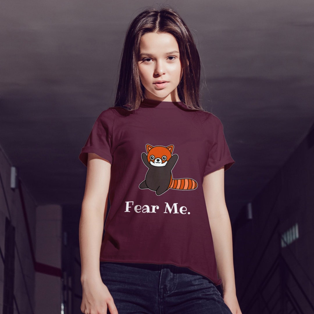 Fear Me Red Panda T-shirt, Red Panda Shirt, Funny Red Panda - Etsy