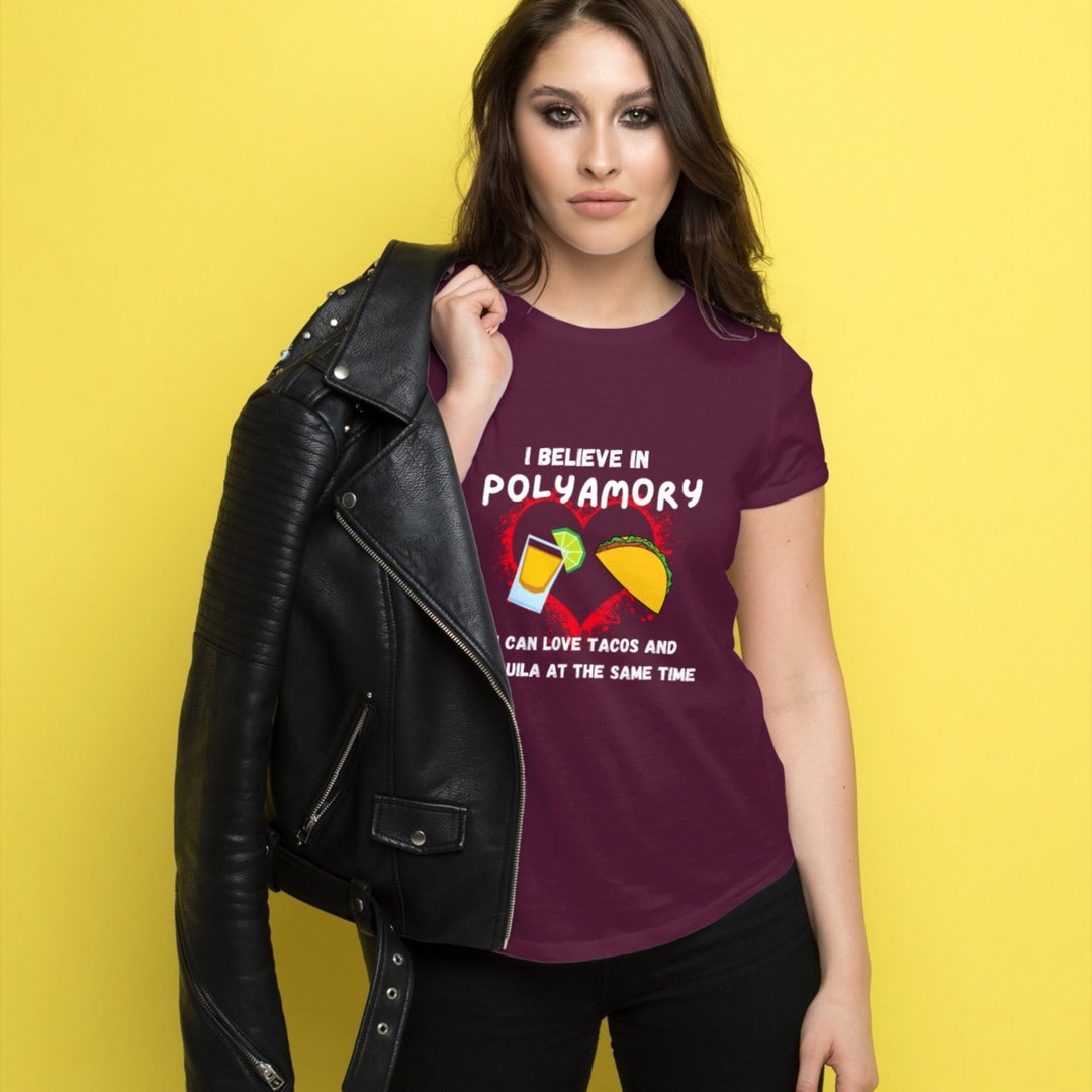 I Believe in Polyamory Shirt, Taco Tuesday, Polyamory, Funny Shirt ...