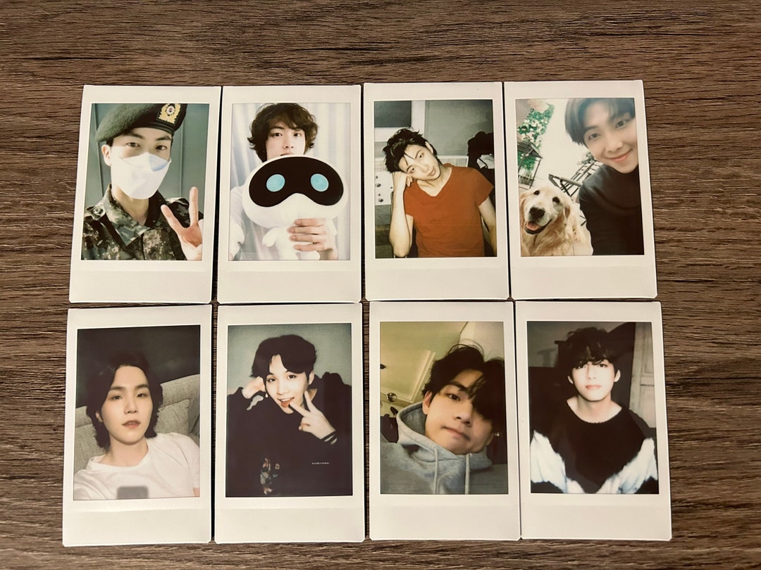 BTS Custom Made Polaroids - Etsy
