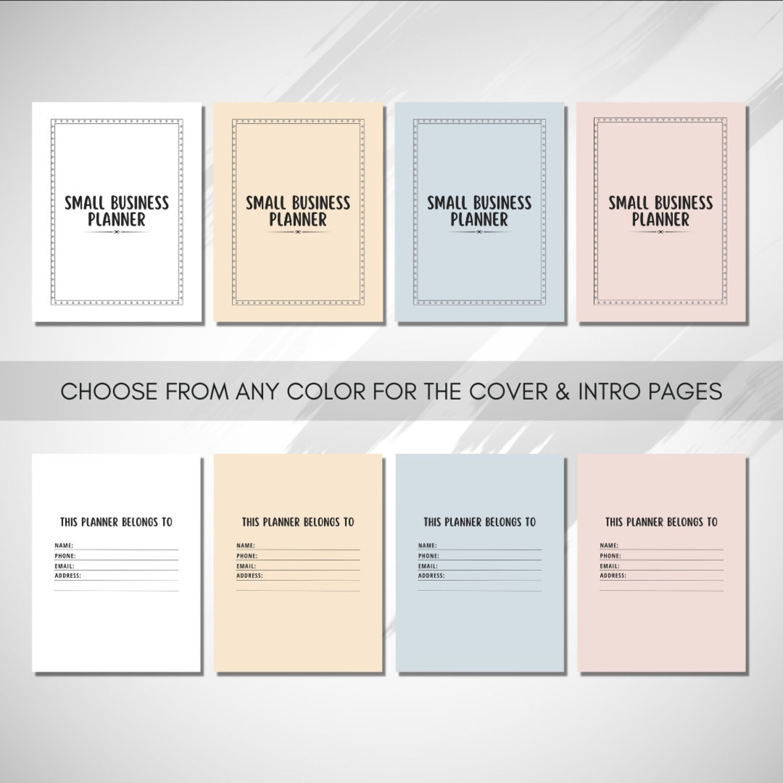 Small Business Planner Printable - Ultimate Business Bundle - Small ...