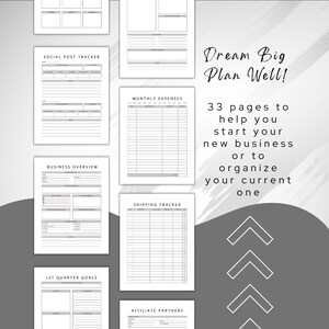 Small Business Planner Printable: Ultimate Business Bundle (PDF) - Etsy
