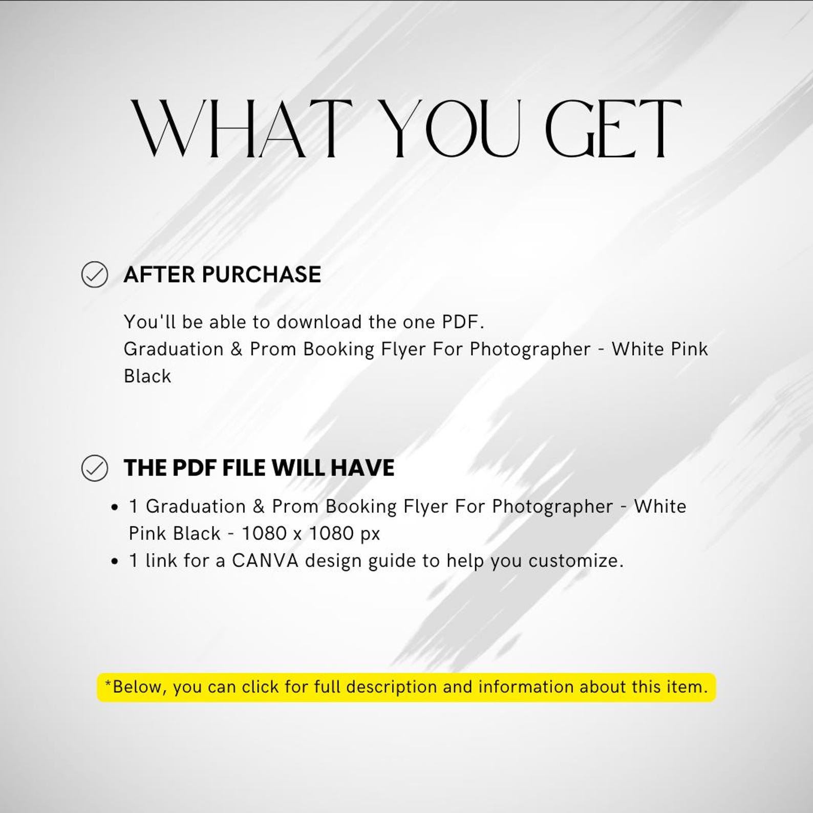 Graduation & Prom Photoshoot Flyer Template: Customizable Canva Design ...