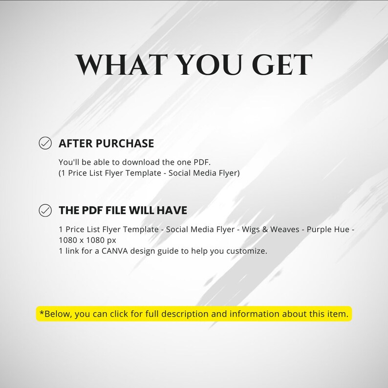 Salon Price List Template: Wig and Hair Boutique (canva Editable ...