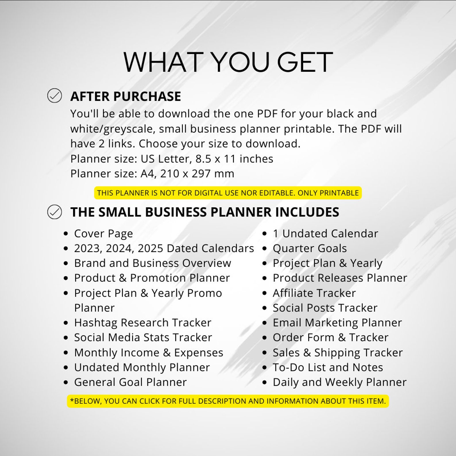 Small Business Planner Printable: Ultimate Business Bundle (PDF) - Etsy