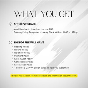 Salon Booking Policy Template: Terms and Conditions Luxury Instagram ...