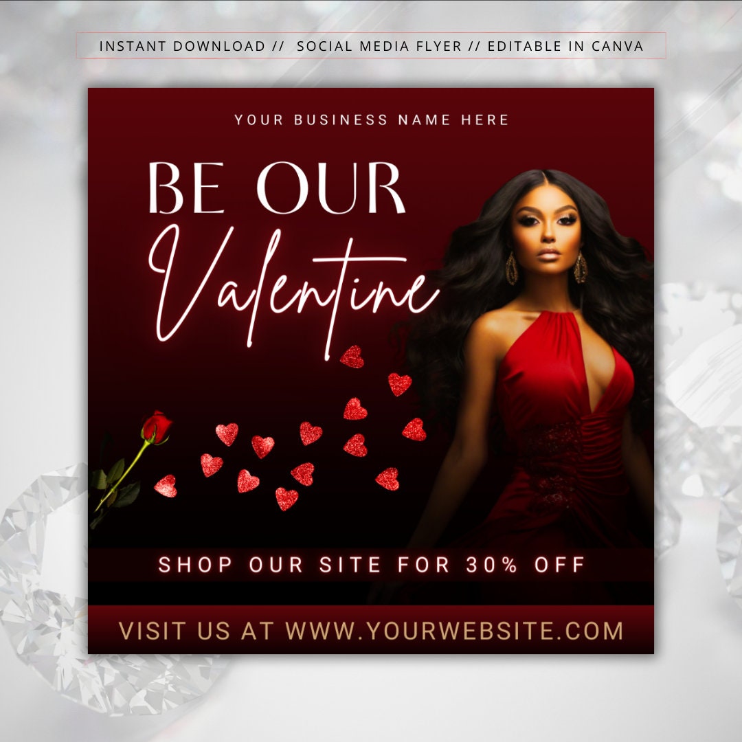 Valentines Hair Flyer - Boutique Sale Flyer - February Hair Flyer ...