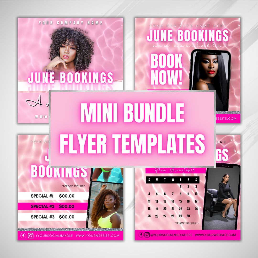 June Booking Flyer - Bookings Open Flyer - Summer Bookings Available ...