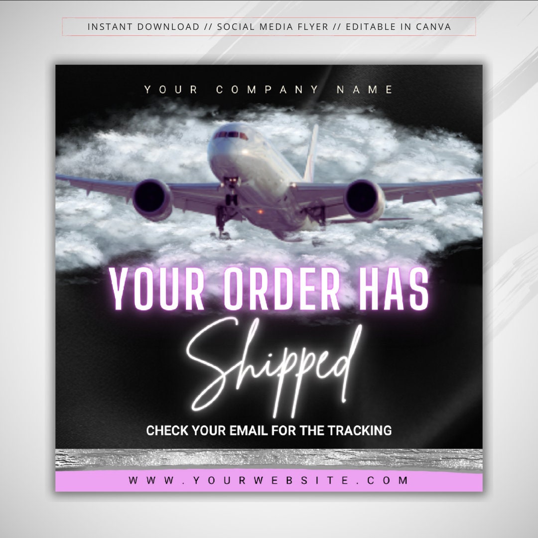 Orders Shipped Flyer - Makeup Business Flyer - Orders Have Shipped ...