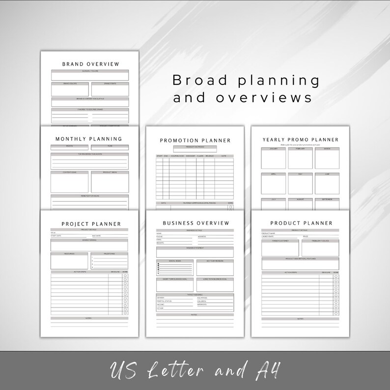 Small Business Planner Printable: Ultimate Business Bundle (PDF) - Etsy