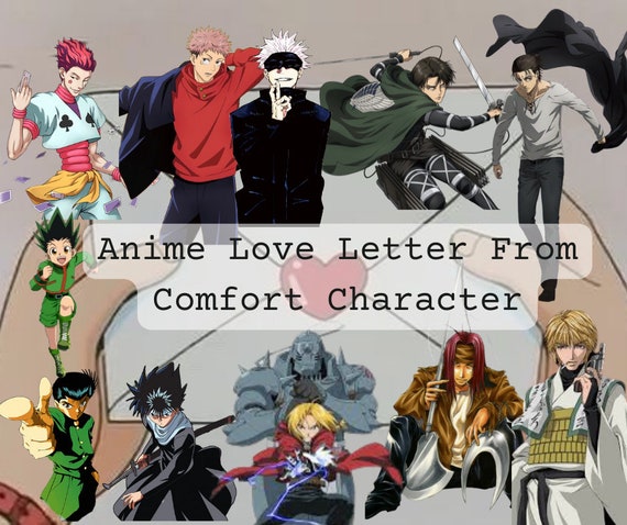 Personalized Anime Letter Anime Character Letter Attack on - Etsy