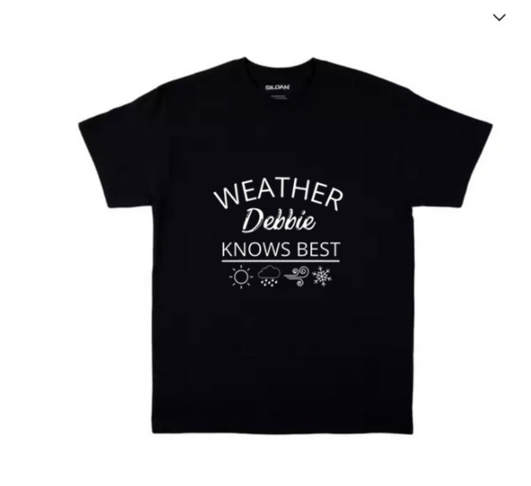Weather T-shirt. (name Can Be Changed) - Etsy