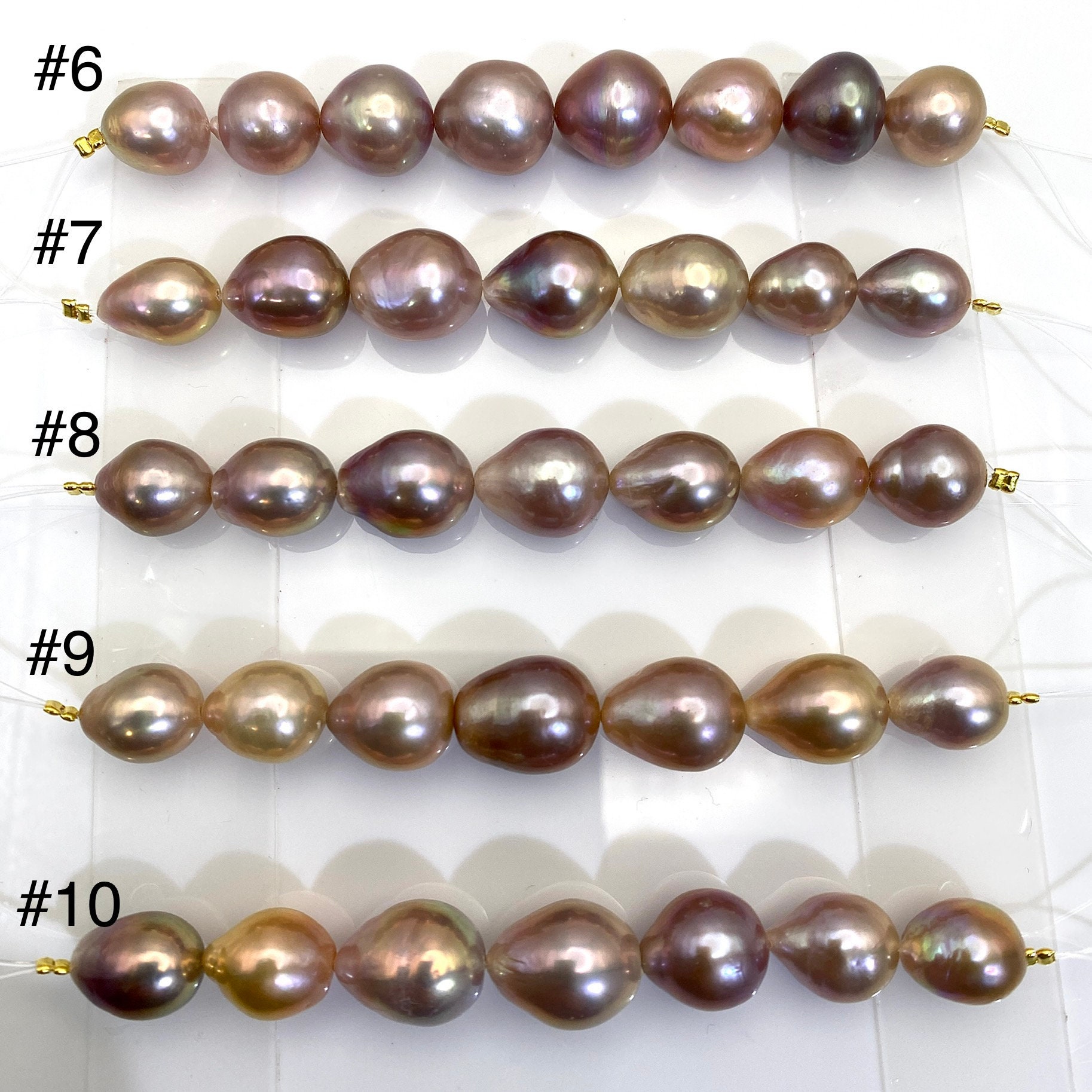 9-11mm and 10-12mm Edison Pearl Drop Shape SKU 139 - Etsy