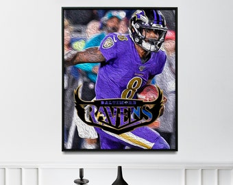 Lamar Jackson Art - Etsy