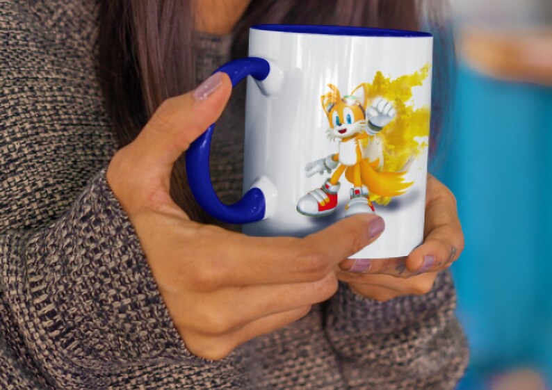 Sonic the Hedgehog Coffee Mugs Hot Chocolate Mug for Kids Drinkware for ...