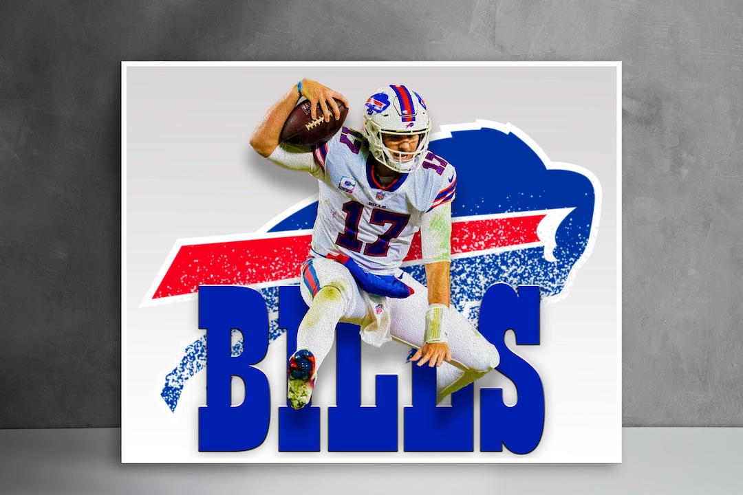 Digital Instant Download! Buffalo Bills Josh Allen Hurdle Wall Art ...