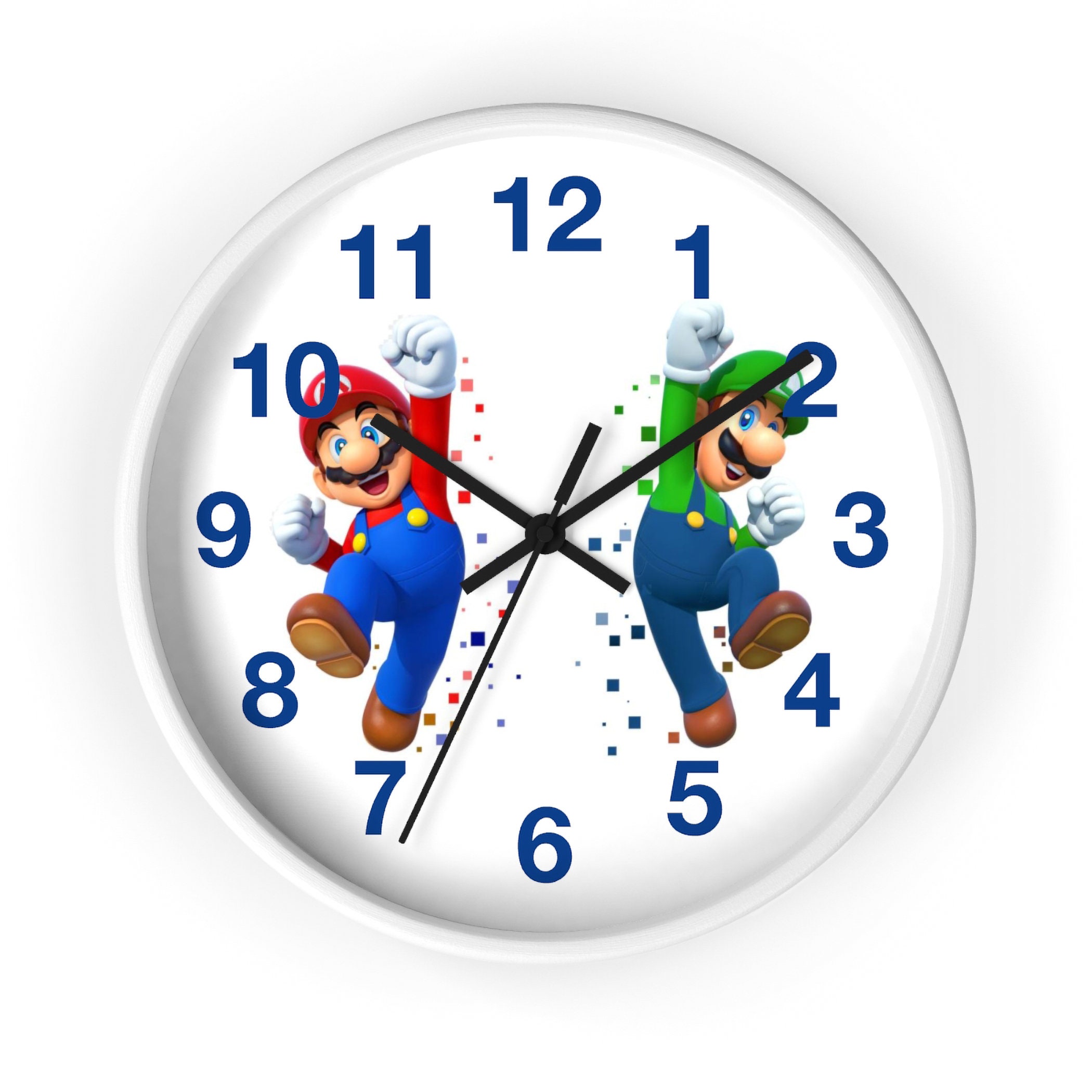 Mario Wall Clocks Nursery Clock Childrens Clock Mario Clock LGBTQ Clock ...