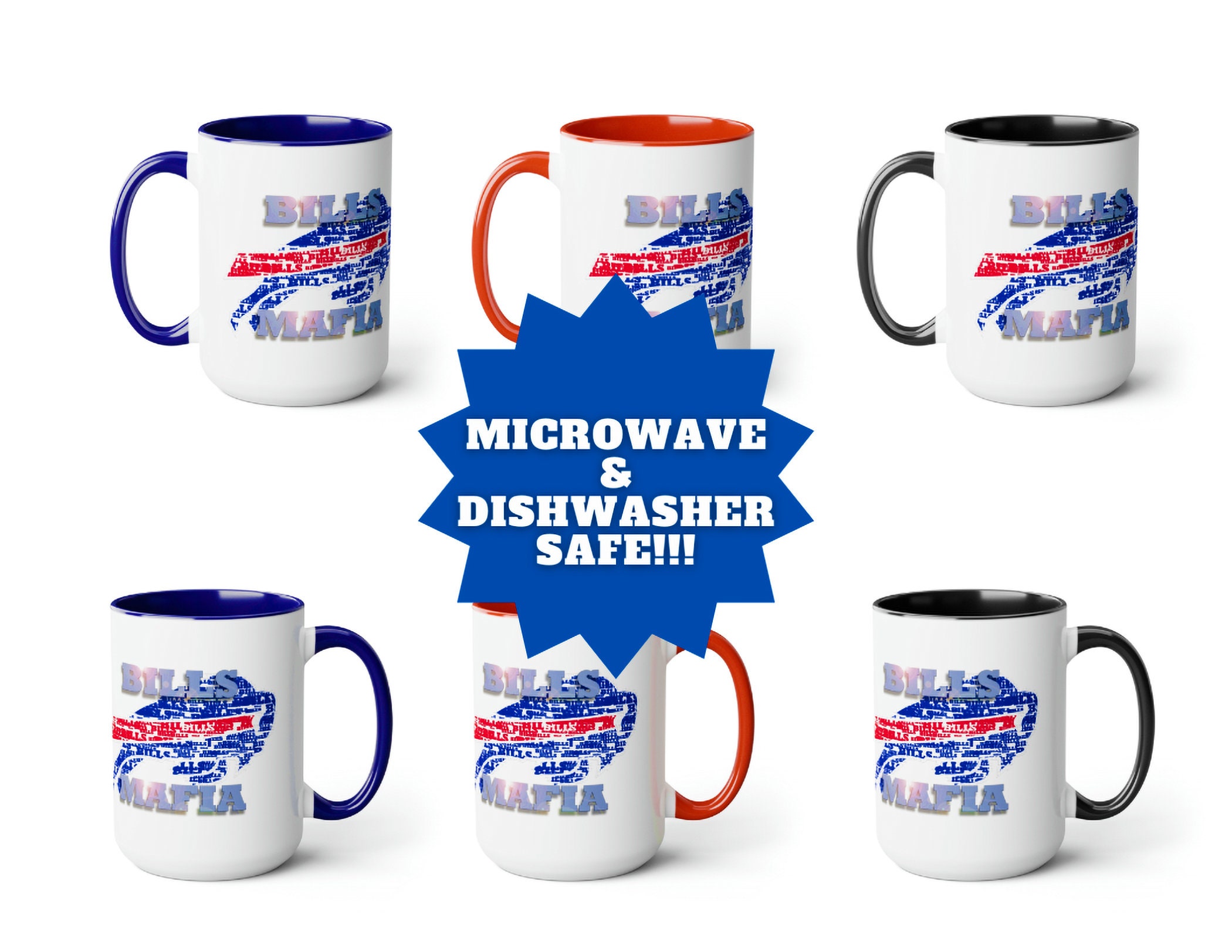 Buffalo Bills Coffee Mug Bills Mafia Ceramic Mug NFL Kids Cups Adults ...