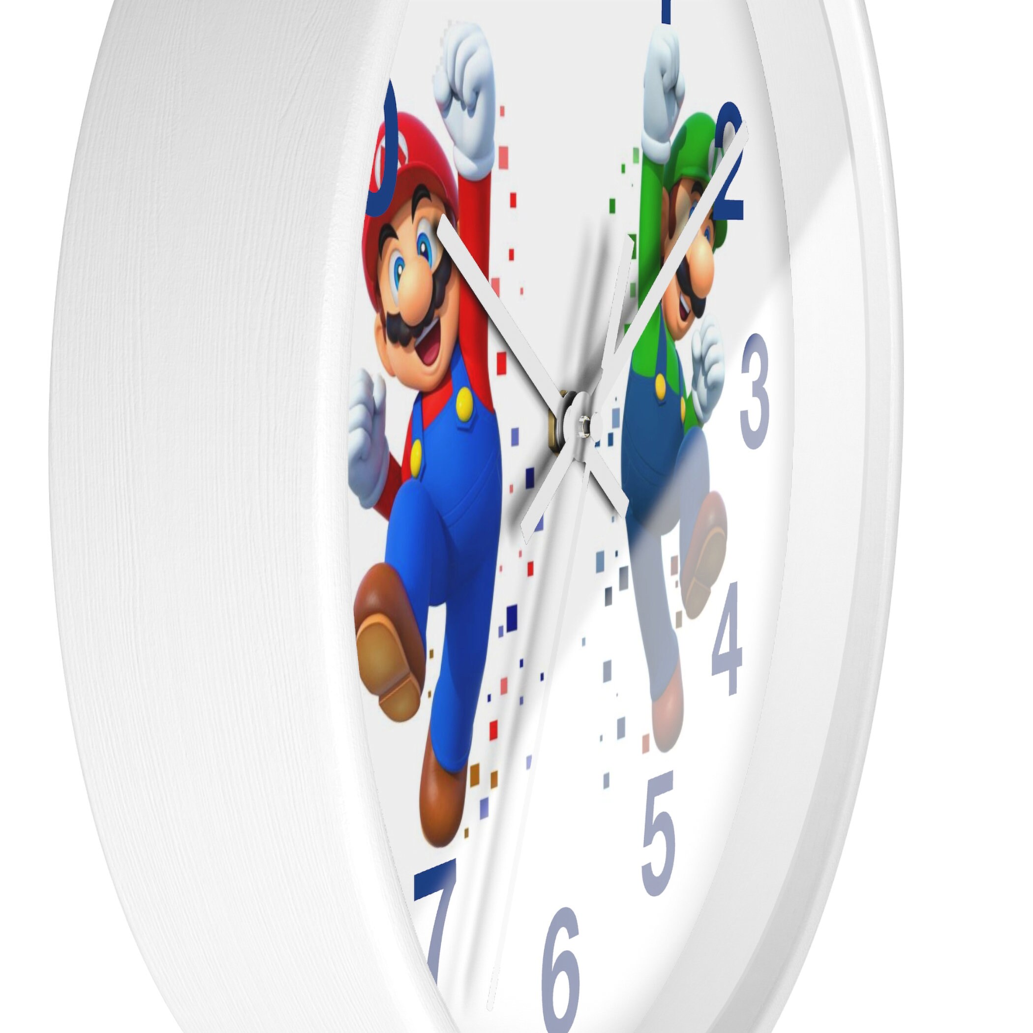 Mario Wall Clocks Nursery Clock Childrens Clock Mario Clock LGBTQ Clock ...