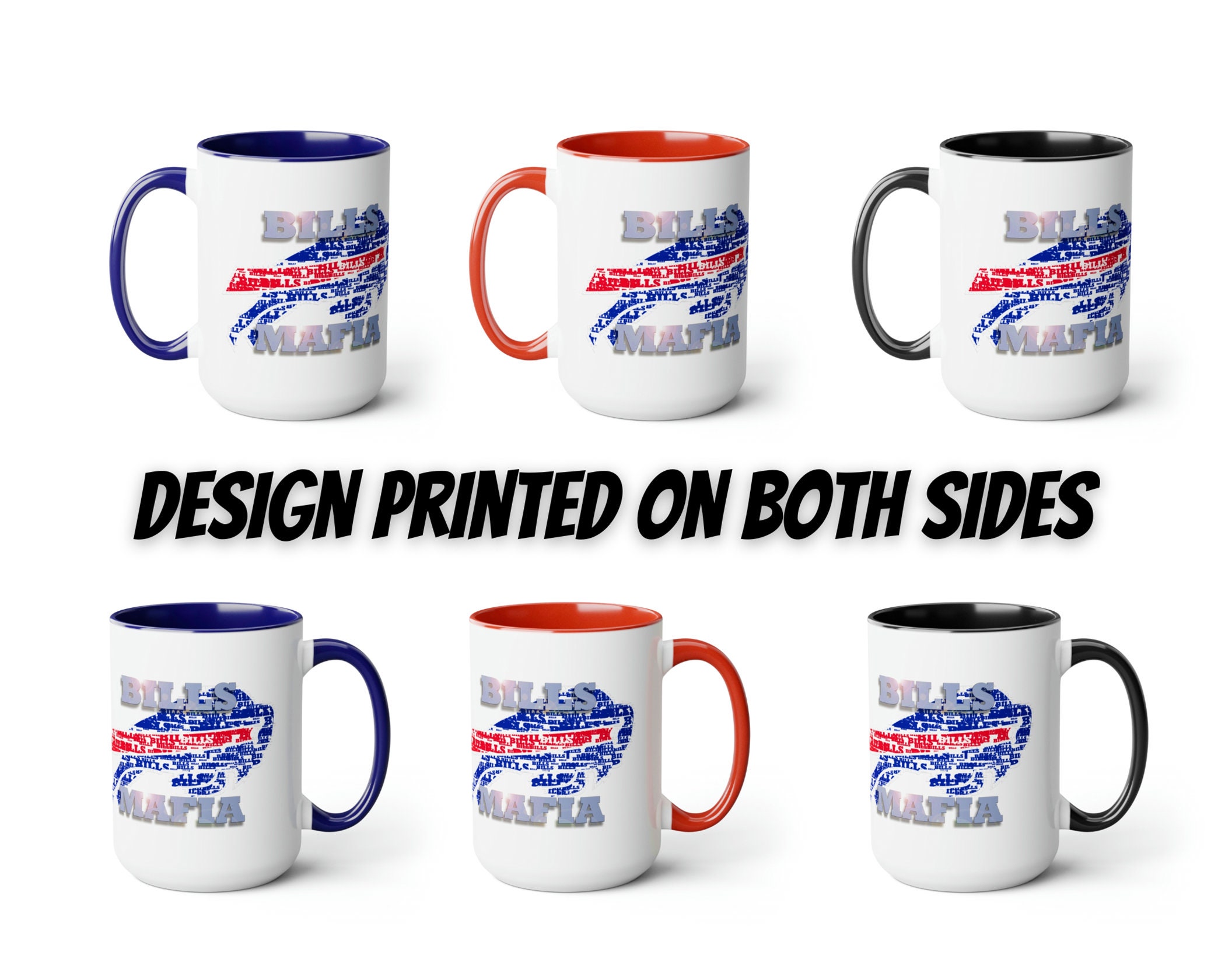 Buffalo Bills Coffee Mug Bills Mafia Ceramic Mug NFL Kids Cups Adults ...