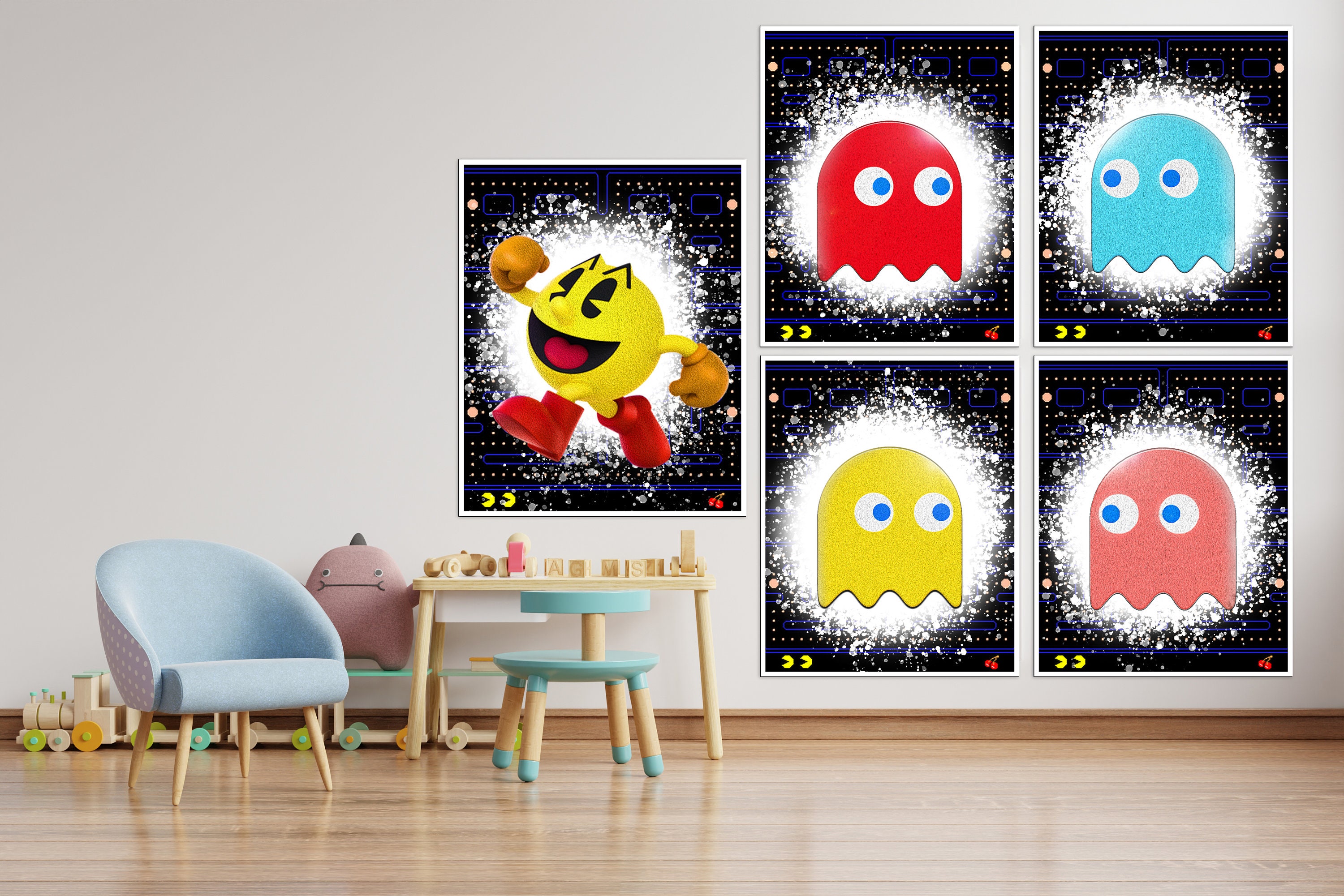 Pac Man Decorations Printable