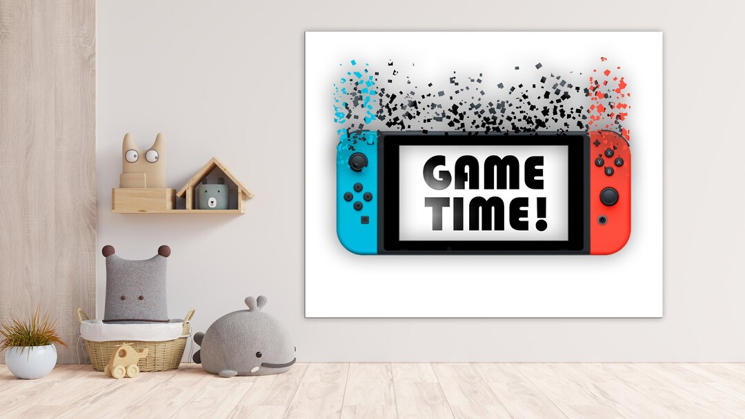 Switch Game Digital Download Printable Poster Home Game Room Kids Room ...