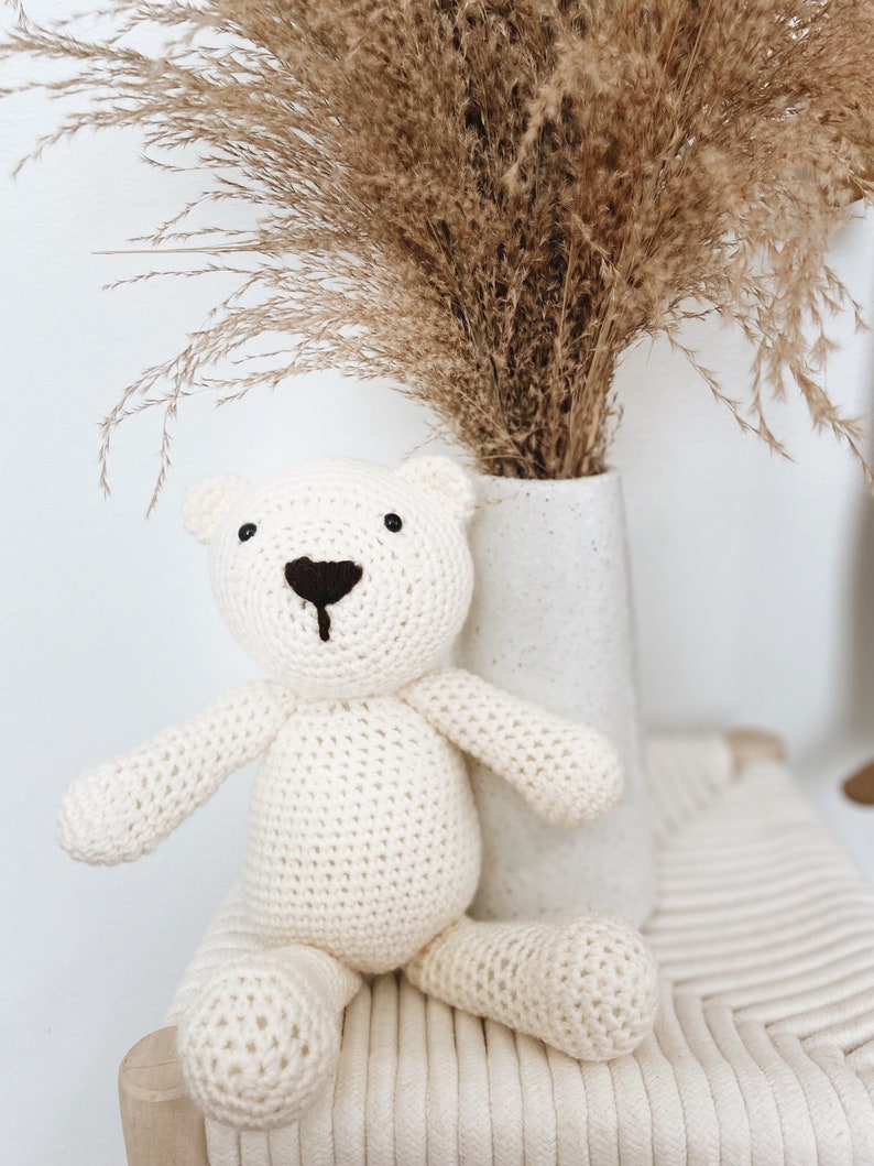 Neutral Crochet Bears - Etsy