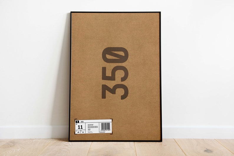 YEEZY Shoe Box Poster - Etsy