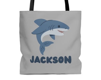 Shark Library Bag - Etsy