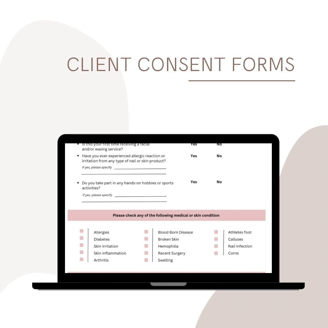 Client Consent Forms - Etsy