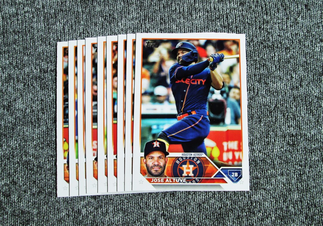 Houston Astros Cards 2023 Topps Team Set Jose Altuve - Etsy